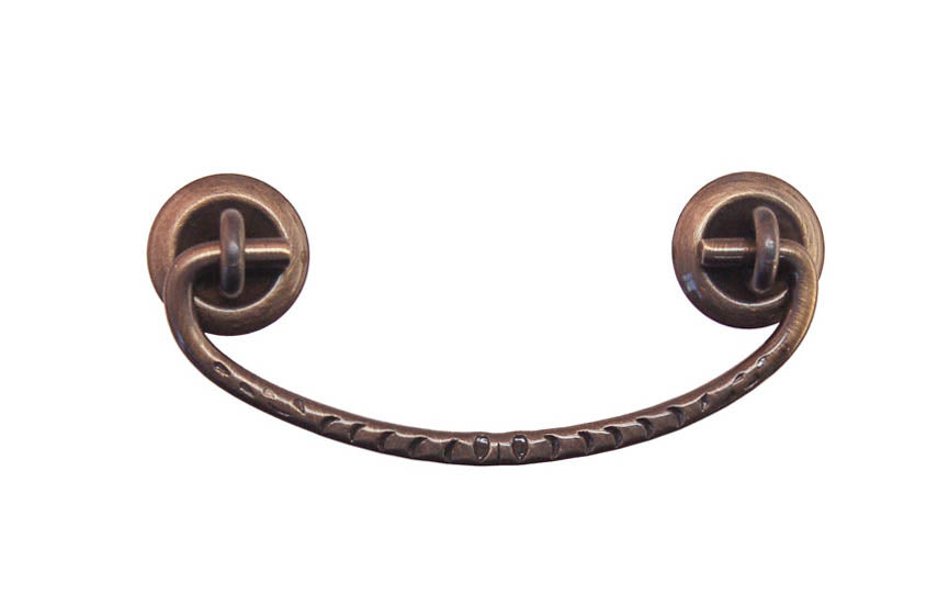 Solid Brass Drop Pull ~ 3" On Centers