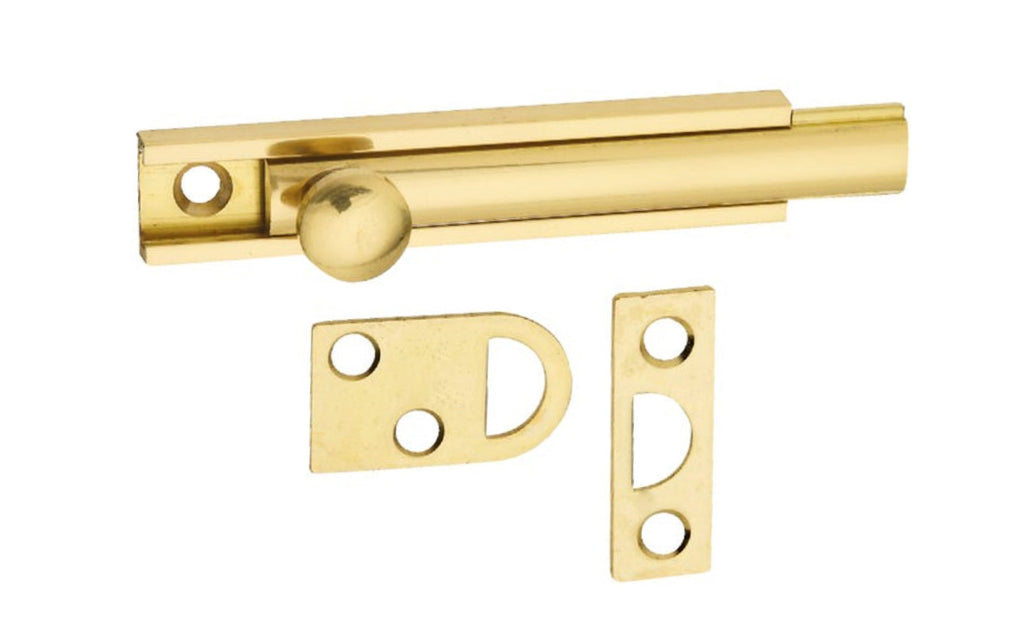 Solid Brass Surface Bolt