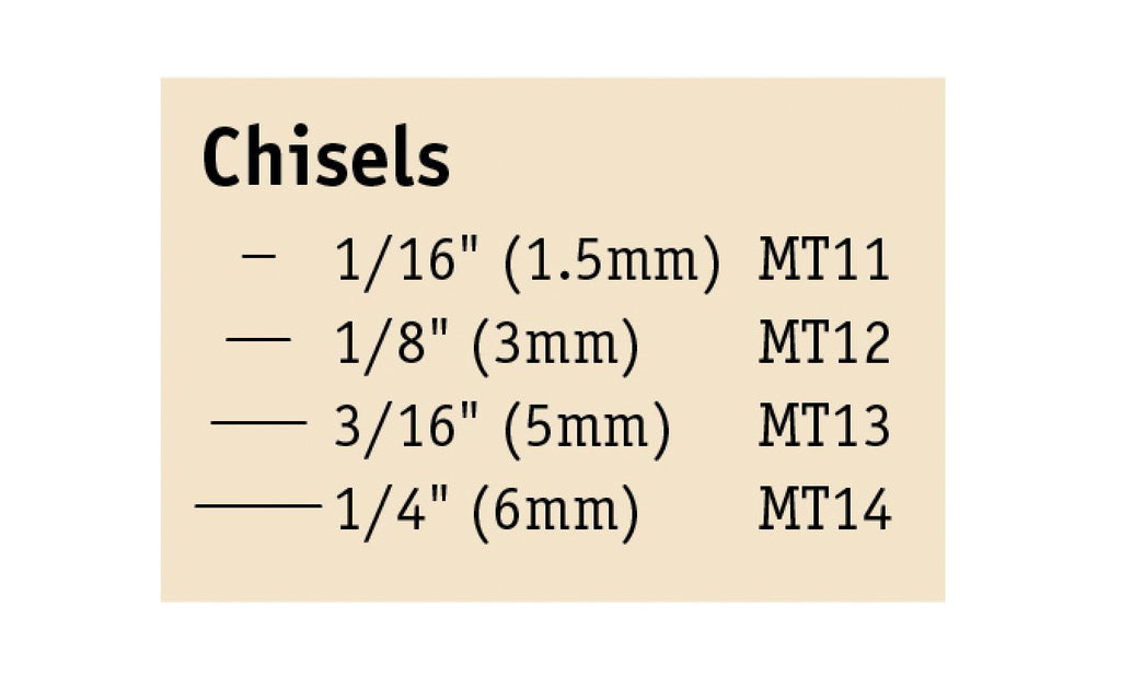 Flexcut Chisel Micro Tool Carving Set ~ MT100