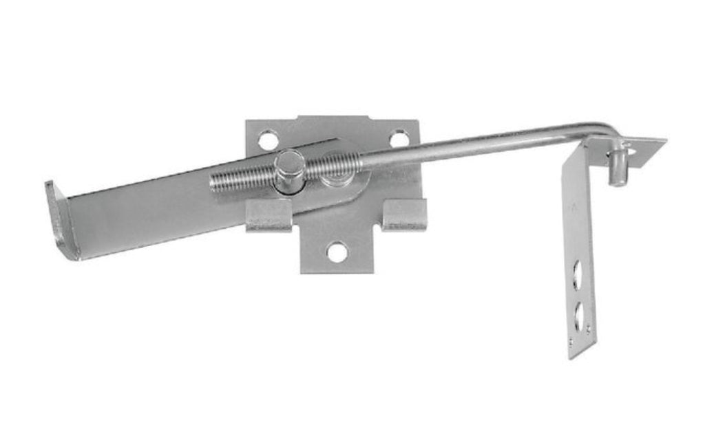 7" Zinc-Plated Steel Barn Door Latch