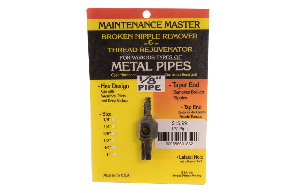 Broken Nipple Remover & Thread Rejuvenator - 1/8