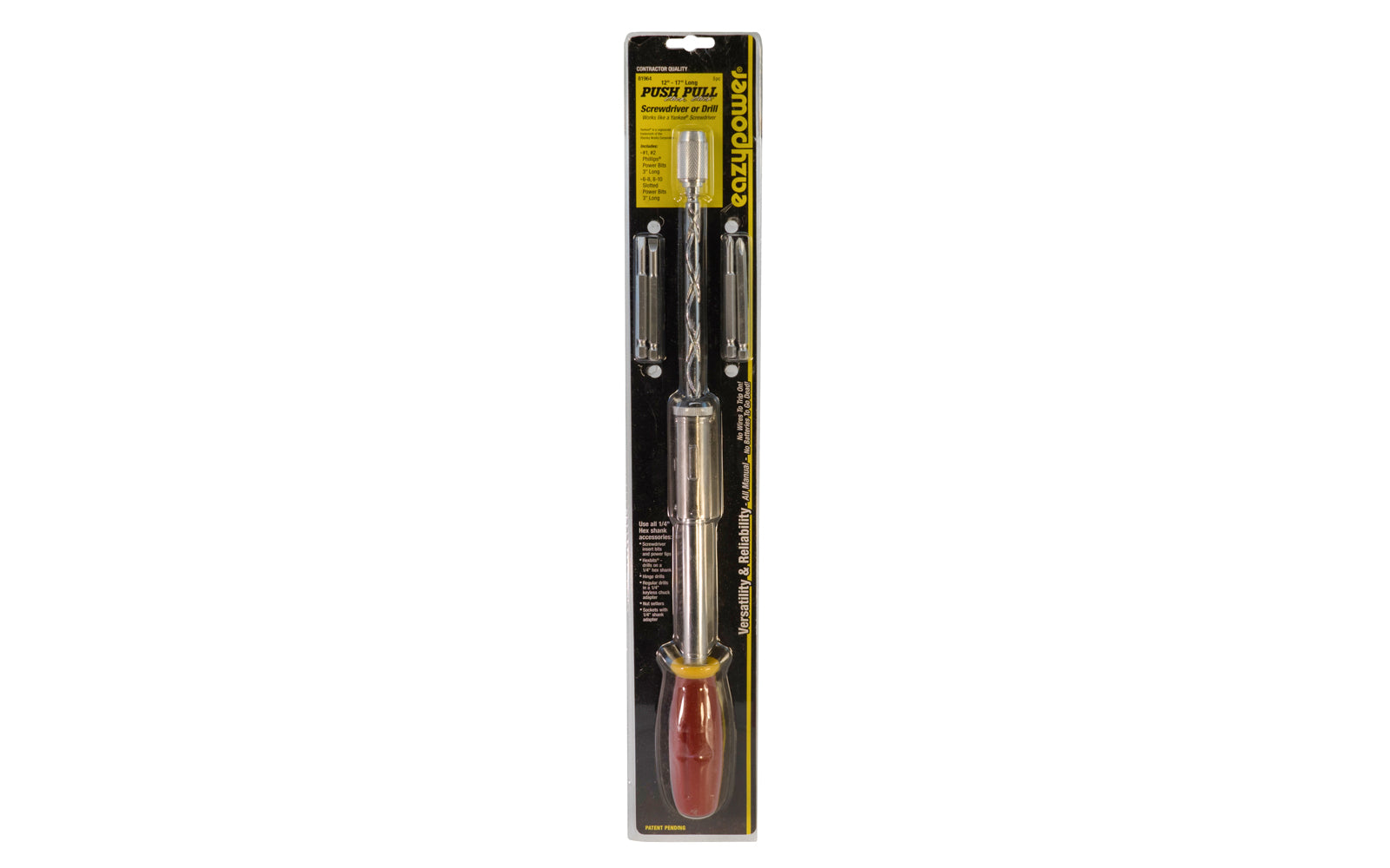 Eazypower Push Pull Screwdriver/Hand Drill – Hardwick & Sons