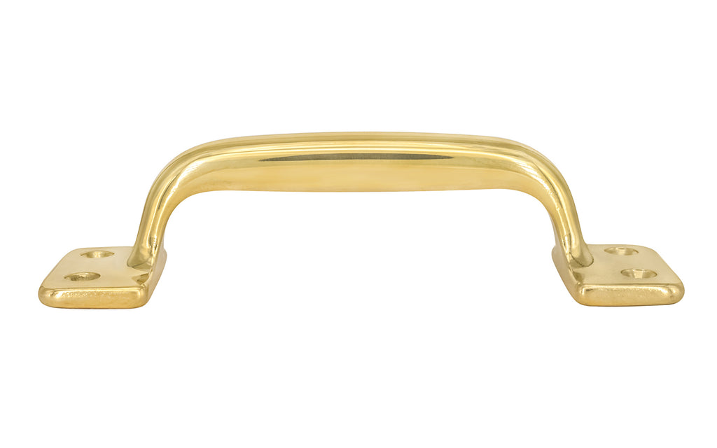 Classic Solid Brass Handle Pull ~ 4-3/8" On Centers