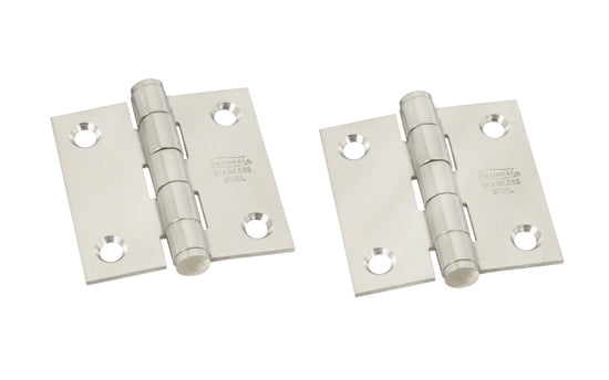 2" Stainless Door Hinges - 2 Pack – Hardwick & Sons