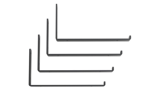 Black Finish Floating Shelf Hardware Kit – Hardwick & Sons