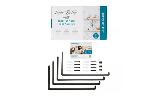 Black Finish Floating Shelf Hardware Kit – Hardwick & Sons