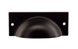 Black Finish on Steel Rectangular Bin Pull ~ 3-1/4" On Centers ...
