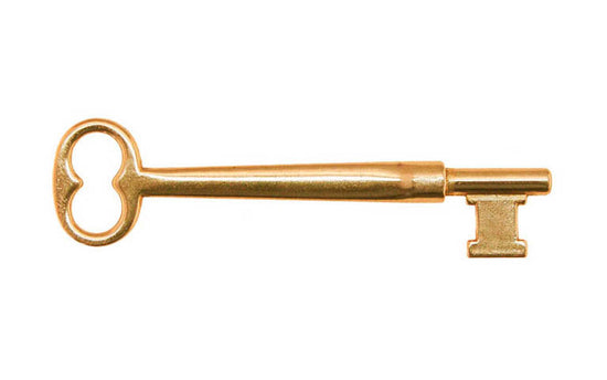Solid Brass Door Mortise Lock Skeleton Key ~ 3/8" x 3/8" Bit – Hardwick ...