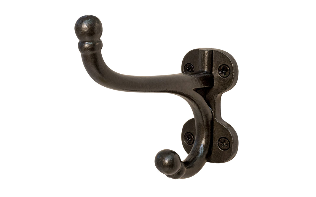 Art Nouveau Black Cast Iron Hall Tree Hook – Hardwick & Sons