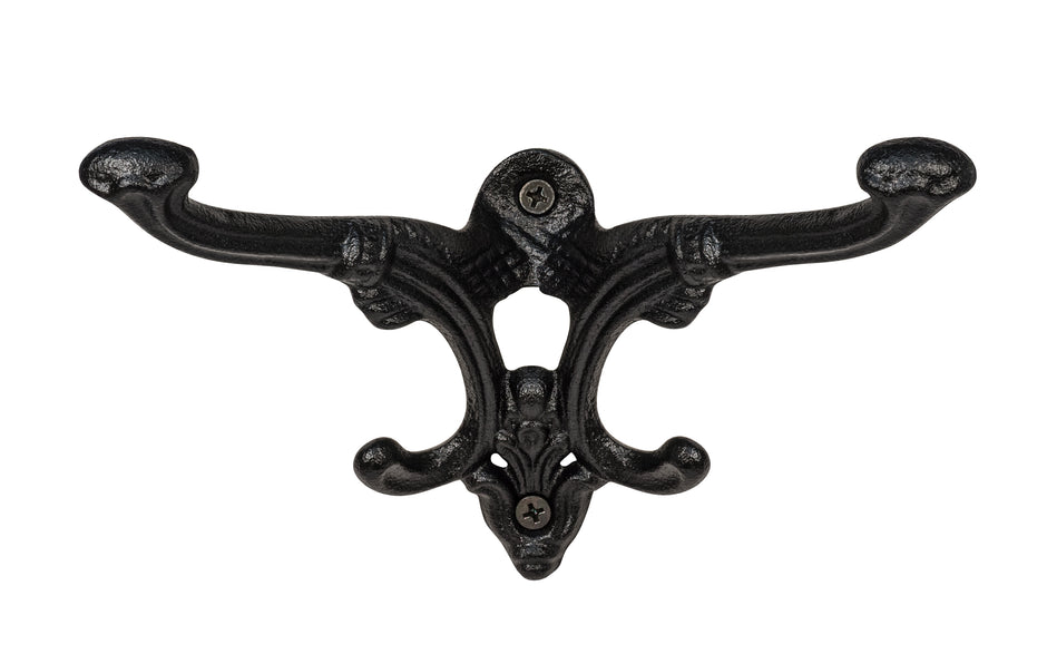 Art Nouveau Black Cast Iron Hall Tree Hook – Hardwick & Sons