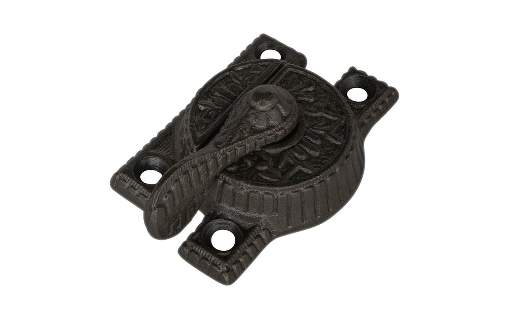 Cast Iron Orante Victorian Window Sash Lock