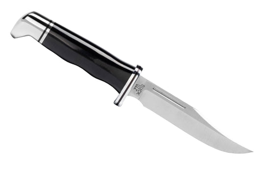 Buck Knives 117 Brahma Knife & Sheath - Fixed Blade with Black Handle ...