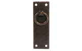 Solid Brass Hammered Vertical Drop Ring Pull – Hardwick & Sons