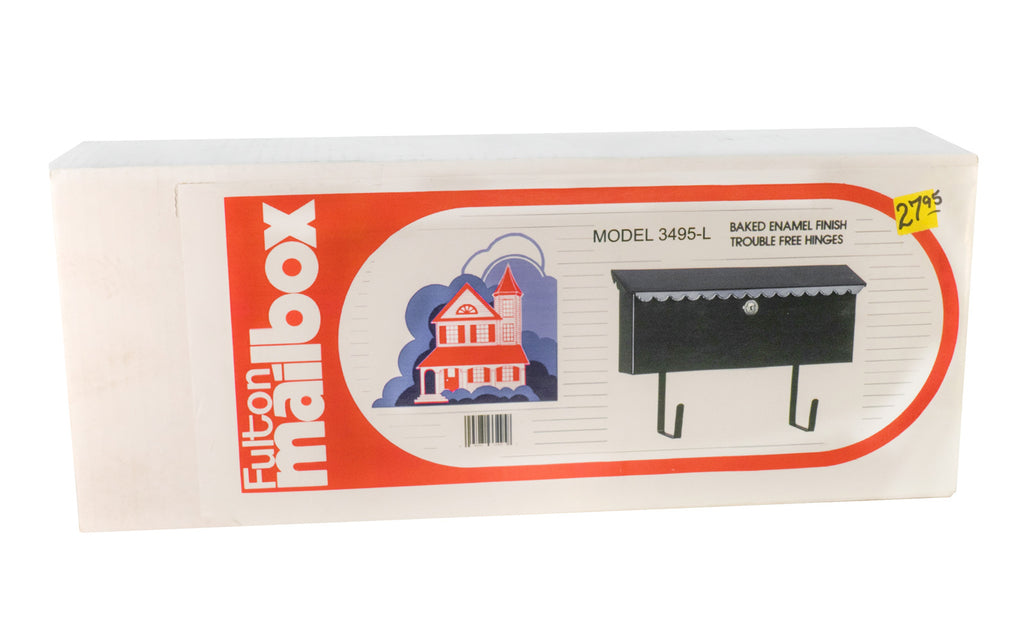 Fulton Mailbox - Black Enamel Finish