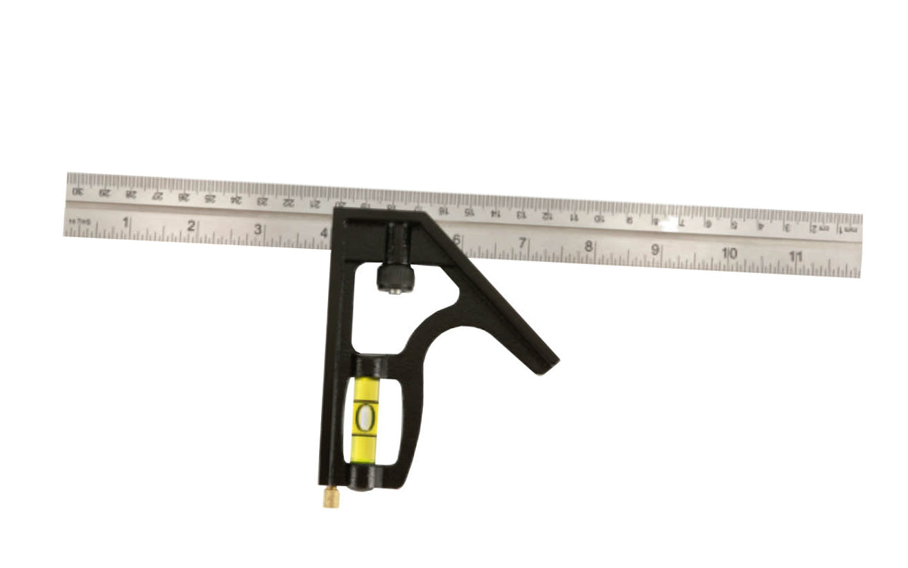 12" Heavy Duty Inch/Metric Stainless Combo Square – Hardwick & Sons