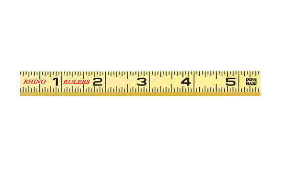Rhino 6' Carpenter's Outside Reading Fiberglass Folding Ruler ...