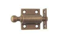 Solid Brass Sash Spring-Loaded Bolt – Hardwick & Sons