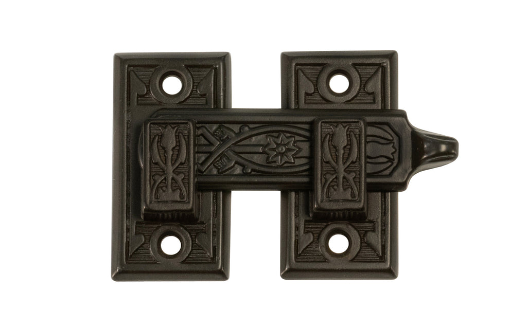 Solid Brass Ornate Shutter Bar