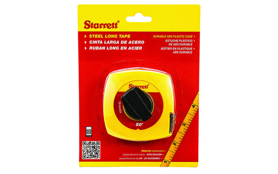 Starrett 3/8" x 50' Steel Tape Measure – Hardwick & Sons
