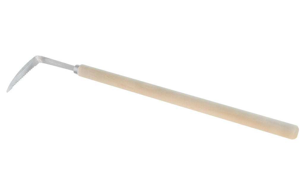 Japanese Konkon Gama Stainless Steel Serrated Sickle Weeder - Long Han