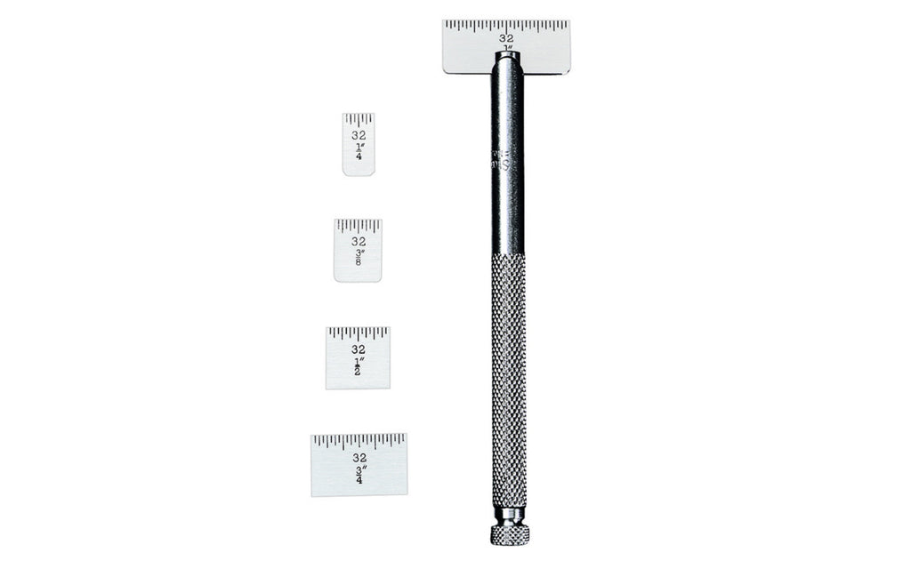 Starrett 5 Steel Rules with Holder