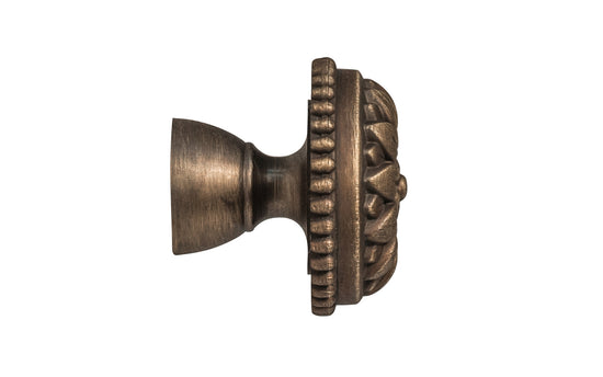 Solid Brass "French Style" Cabinet Knob ~ Antique Brass – Hardwick & Sons