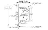 Classic Brass Interior Mortise Lock Set With Thumbturn – Hardwick & Sons