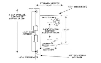 Classic Brass Interior Mortise Lock Set With Thumbturn – Hardwick & Sons