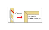 Shinwa Combination Square ~ Miter Gauge & Miter Square 45° & 135 ...
