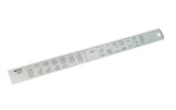 Shinwa "Pick Up" Satin Chrome Stainless Ruler - Metric – Hardwick & Sons