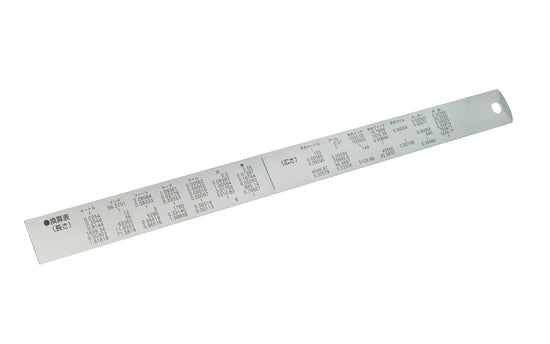 Shinwa "Pick Up" Satin Chrome Stainless Ruler - Metric – Hardwick & Sons