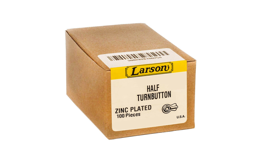 Zinc-Plated Half Turn Button