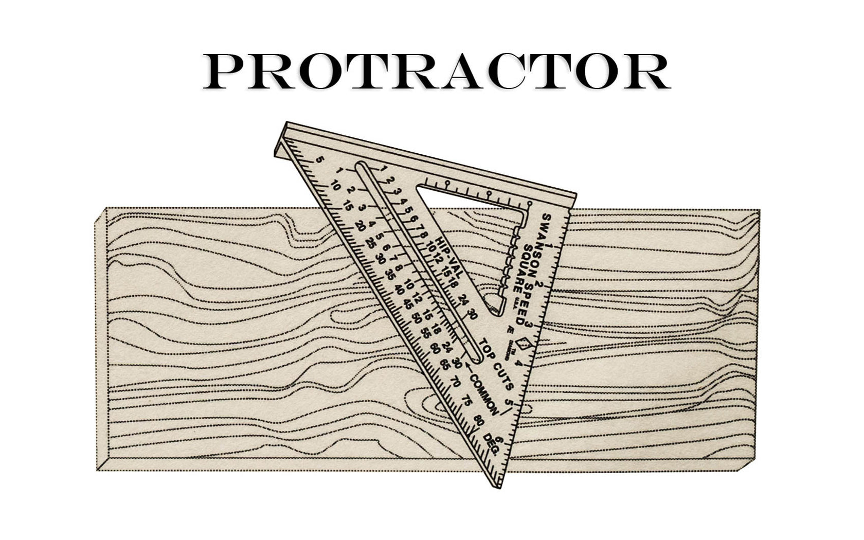 Swanson "Big 12" Speed Square With Layout Bar ~ 12" Size – Hardwick & Sons